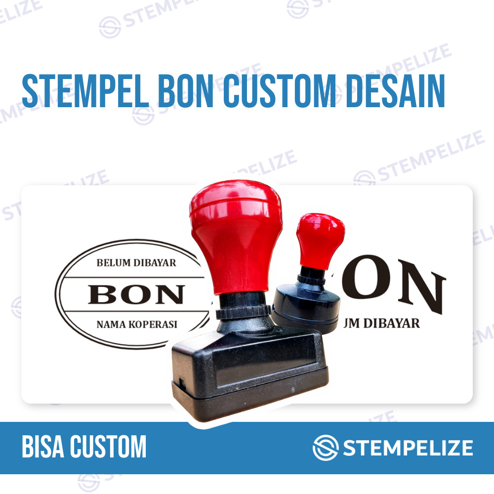 Jual Stempel Bon Custom Desain | Shopee Indonesia