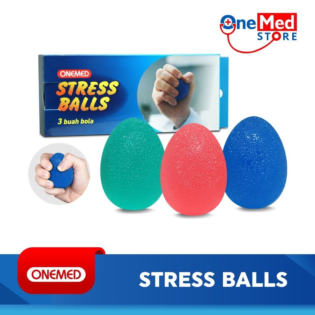 Jual ONEMED Stress Balls Box Isi 3 Pcs | Shopee Indonesia