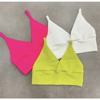 Jual OVINA.IDN BOSSY Bralette - Crop bralette top neon tiktok lucu ...