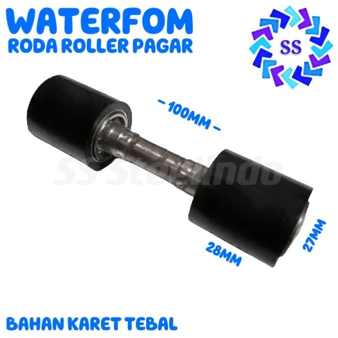 Jual RODA WATERFOM ROLLER REL ATAS PENAHAN PAGAR BESI | Shopee Indonesia