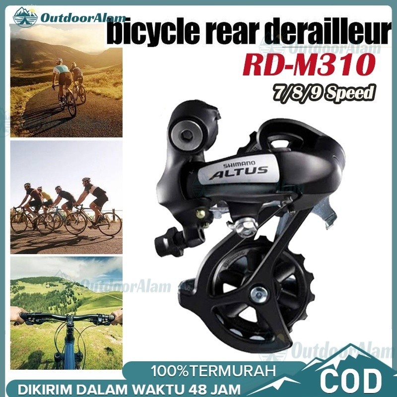 Jual M310 7/8/9 Speed / RD M310 / Sepeda Lipat MTB Roadbike / Rear ...