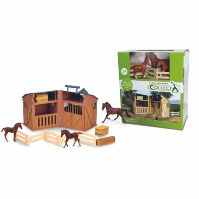 Jual Collecta Figure Farm Life Stable Playset | Shopee Indonesia