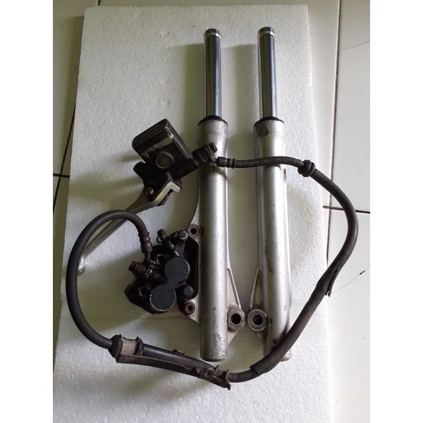 Jual Shockbreaker set rem depan Supra x 125 lama pnp karisma original copotan | Shopee Indonesia
