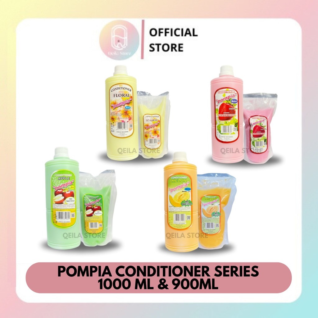 Jual QEILA - Pompia Conditioner Jumbo Series Ukuran 1 Liter & 900 gr | Shopee Indonesia