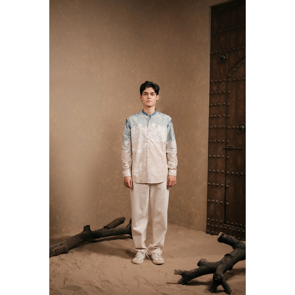 Jual LARUSSO Khair Collection - Kemeja Koko Printing Pria - Partiz ...
