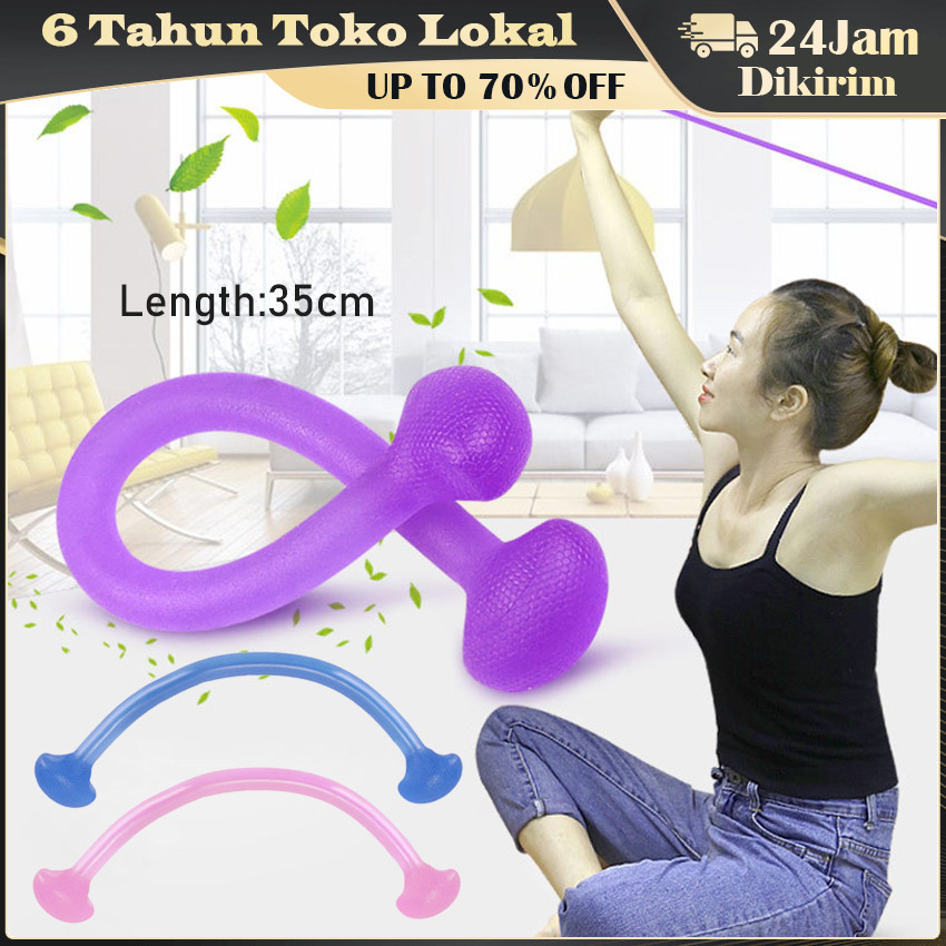 Jual Tali Elastis Yoga & Pilates / Resistance Bands Portable untuk ...