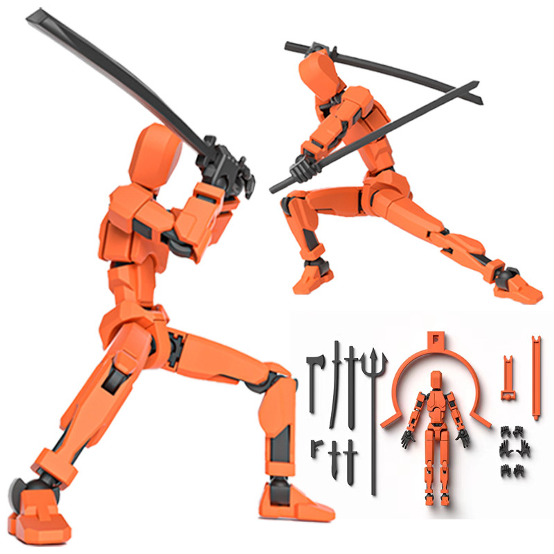 Jual 7 Weapons 13 Jointed Movable Action Figures with Magnet Shapeshift ...