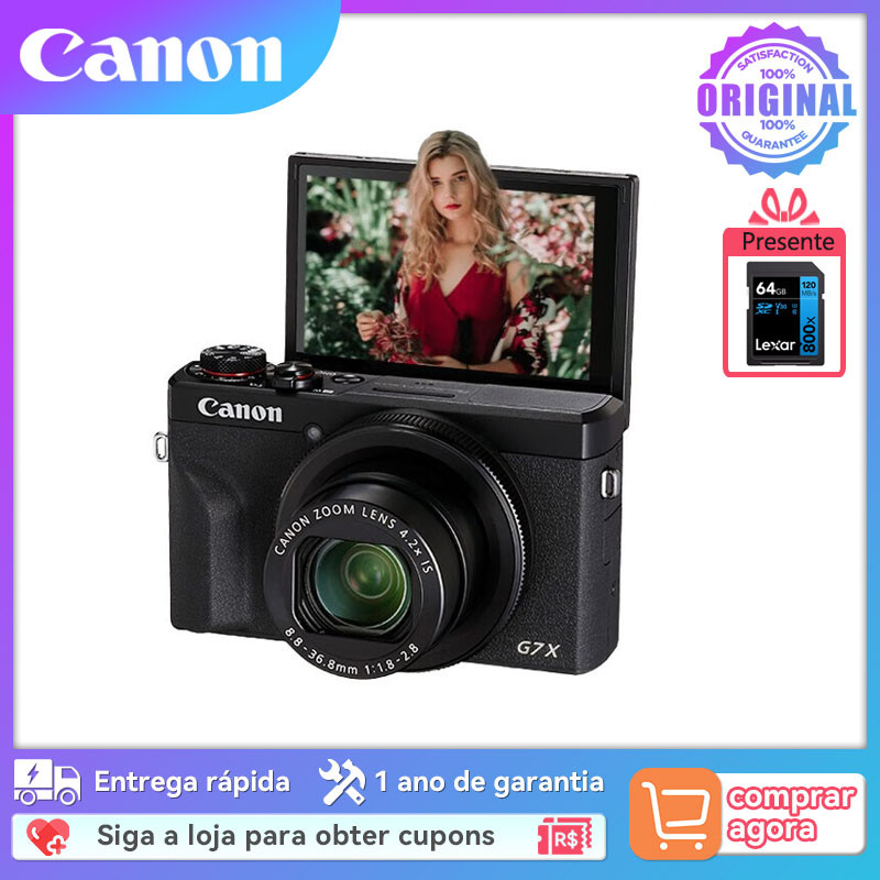 Jual Canon PowerShot G7X Mark III Portable Small Digital Camera Optical Zoom With Large Aperture ...