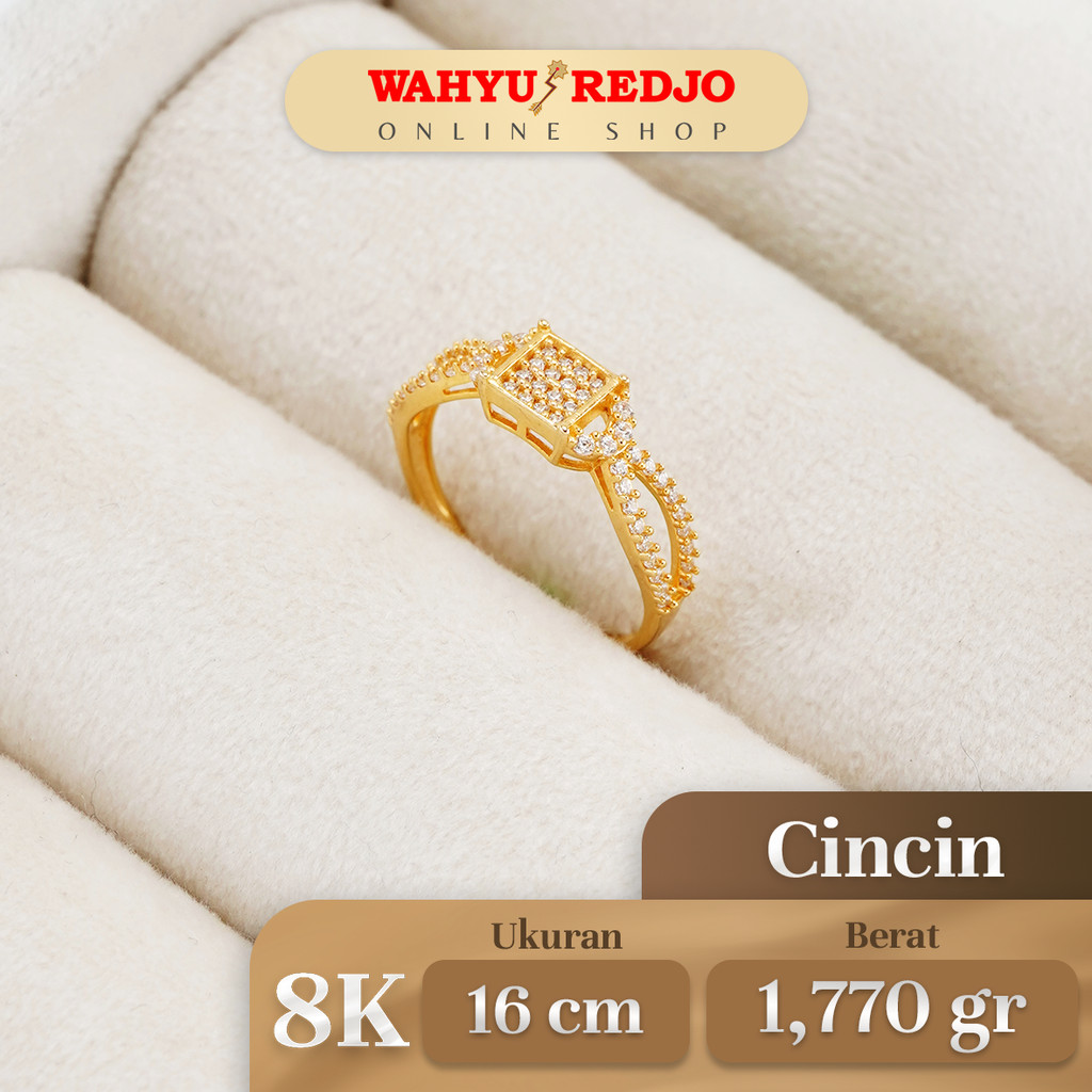 Jual Cincin Emas 8K Wahyu Redjo CC-8K-26746975 | Shopee Indonesia