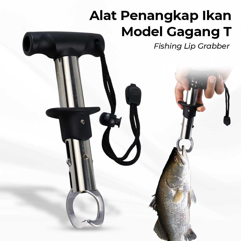 Jual TeeWap Alat Penangkap Ikan Fishing Lip Grabber Model Gagang T ...