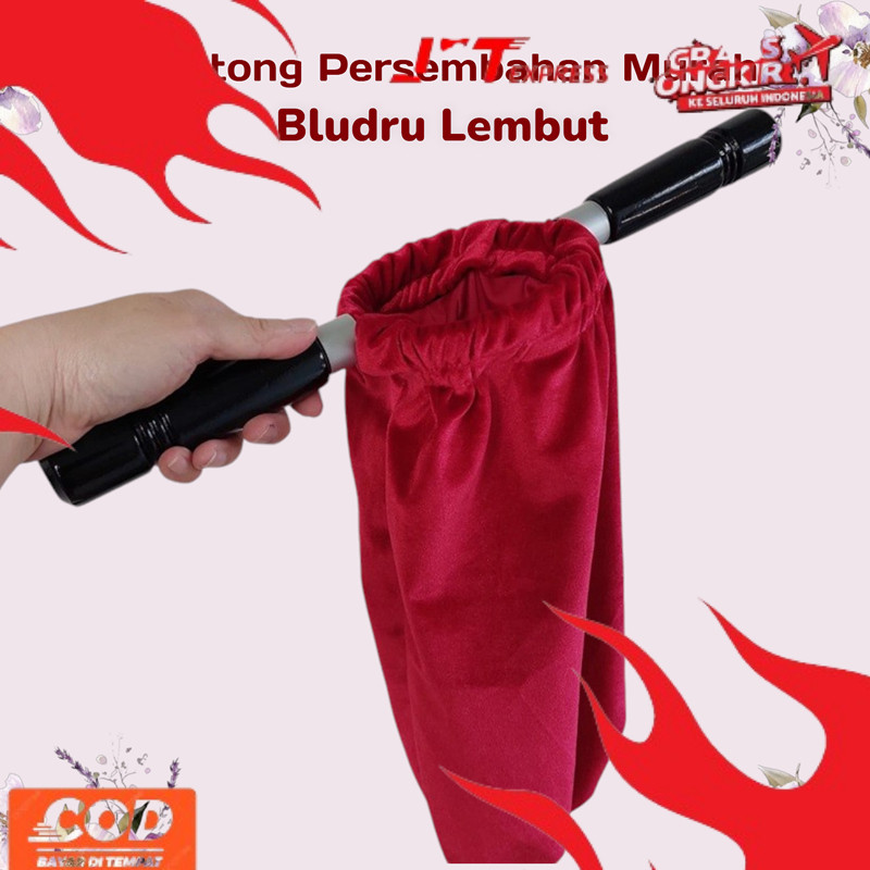 Jual ready now Kantong Persembahan Kolekte Bludru Besar Tempat Uang ...