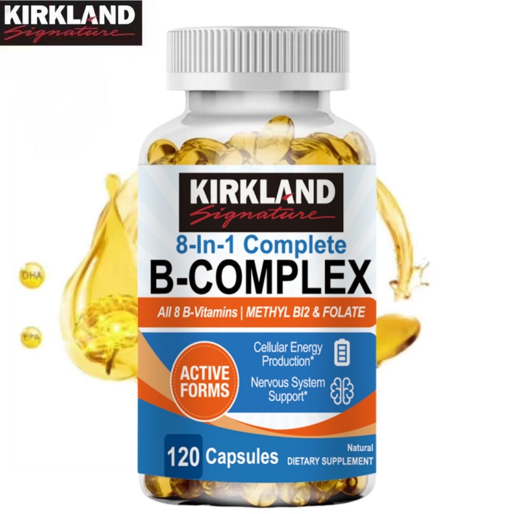 Jual KIRKLAND Vitamin B Complex 8-in-1 120 Capsules Overcome Fatigue ...