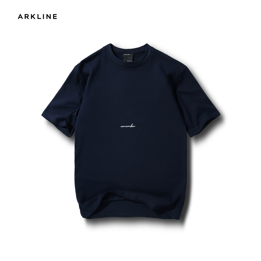 Jual Arkline Family Script Remember T-shirt Navy | Shopee Indonesia