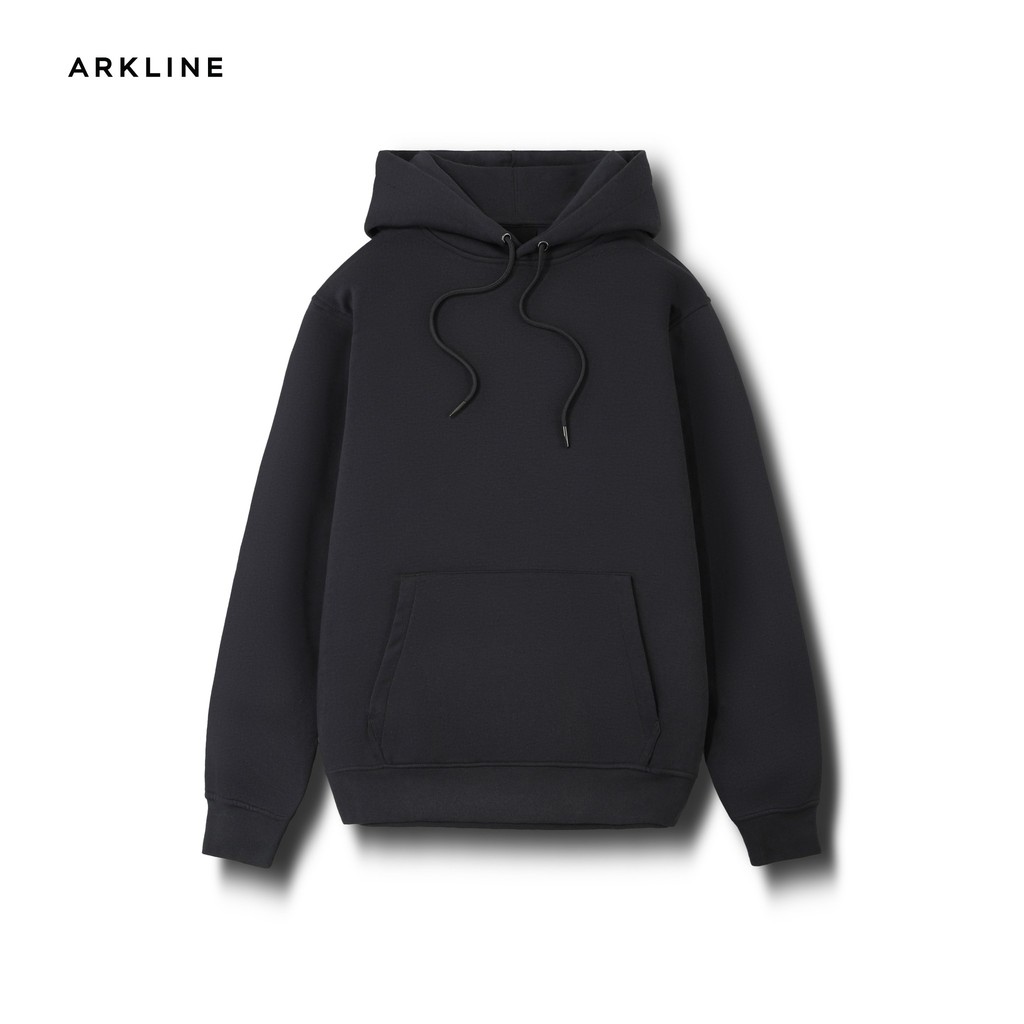 Jual Arkline Solid Basic Pullover Hoodie Dark Grey | Shopee Indonesia
