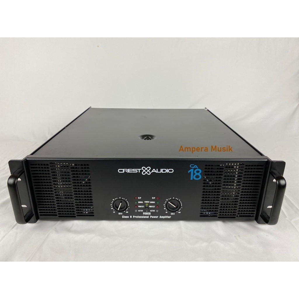 Jual POWER AMPLIFIER CREST AUDIO CA 18 / CA18 C / POWER CA 18 CREST AUDIO / BODY PANJANG IC ...