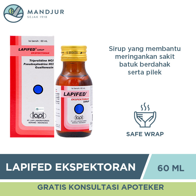 Jual Lapifed Ekspektoran Sirup 60 ml - Obat Batuk dan Flu | Shopee ...