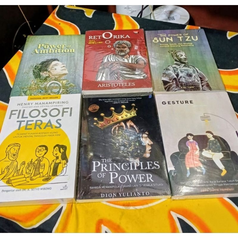 Jual paket 6 buku the principles of power the power of sun tzu retorika ...
