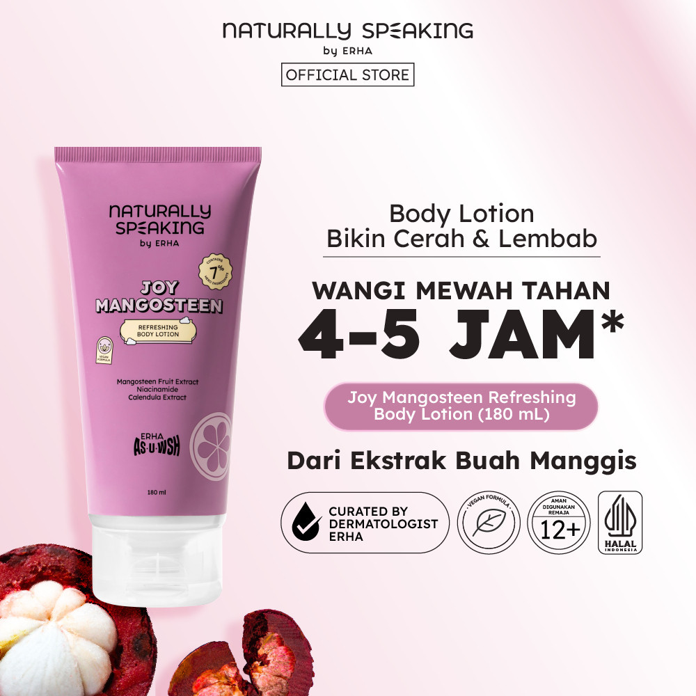 Jual Naturally Speaking Joy Mangosteen Refreshing Body Lotion 180 ml - Pelembab Tubuh Kemasan ...
