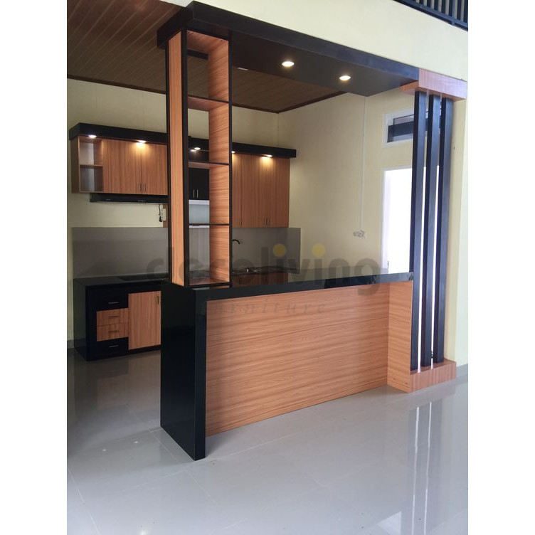 Jual Decoliving Goode Meja Bar Mini Bar Minimalis Modern Full Set 120 ...