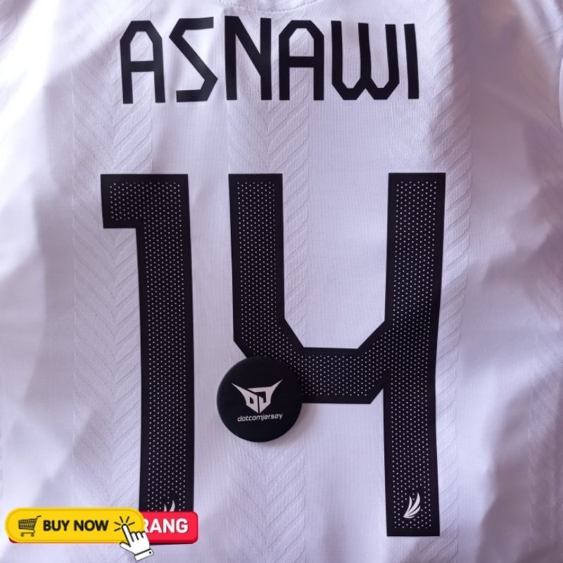 Jual font nameset timnas indonesia away | Shopee Indonesia