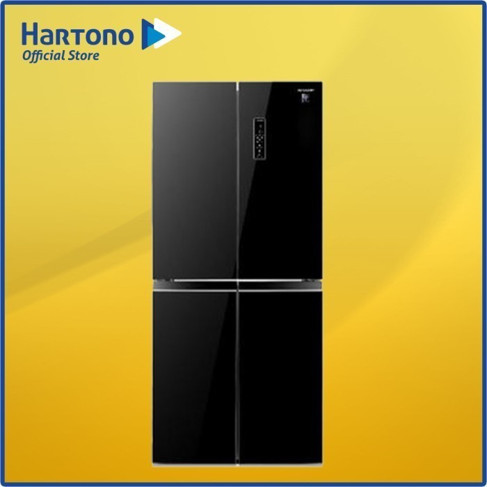 Jual Sharp Kulkas Multi Door Refrigerator SJIF51PGBK | Shopee Indonesia