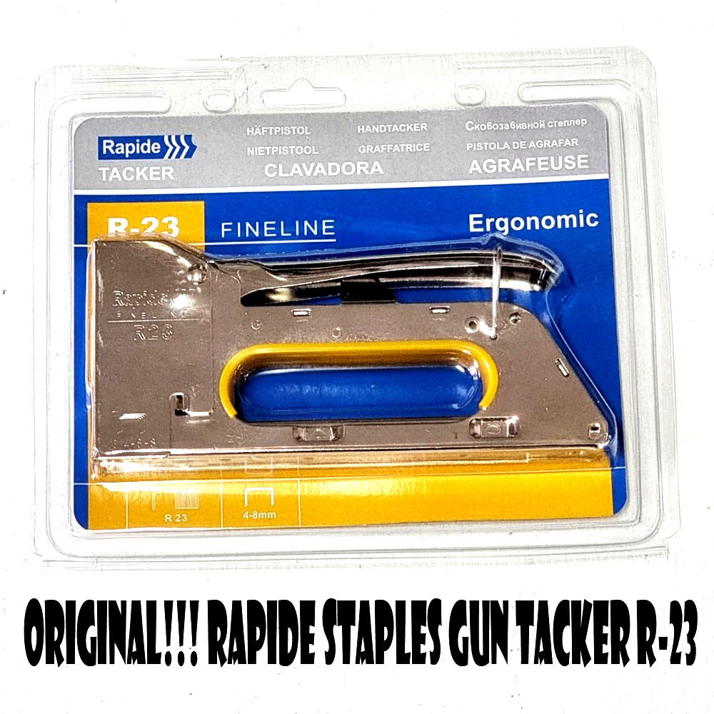 Jual BISA COD!! ORIGINAL!!! Staples Gun Tacker Rapide R23/Staple Tembak ...