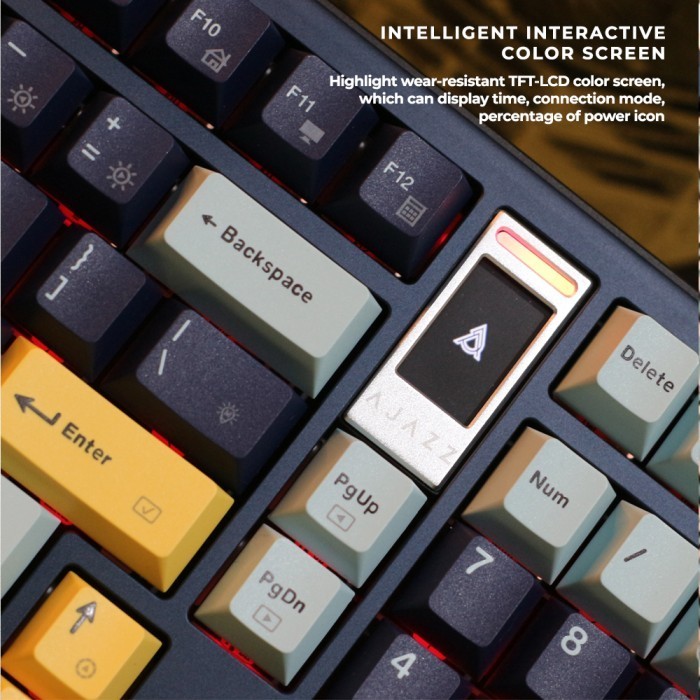 Jual Ajazz AC100 MAX 96% Layout Aluminium CNC Mechanical Keyboard Three ...