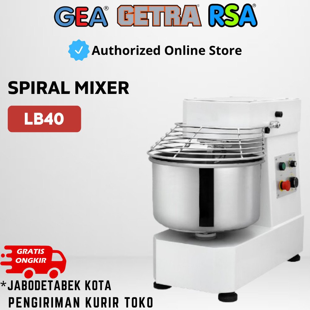 Jual GETRA LB40 LB 40 SPIRAL MIXER ROTI 40 LITER | Shopee Indonesia