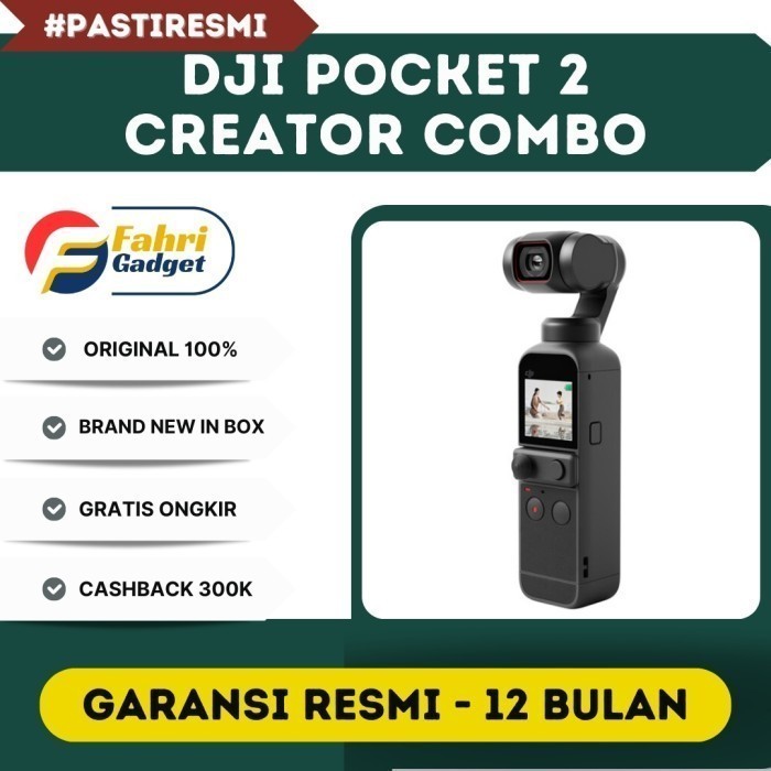 Jual Dji Pocket 2 / Osmo Pocket 2 Creator Combo New Resmi TAM 1 Tahun | Shopee Indonesia