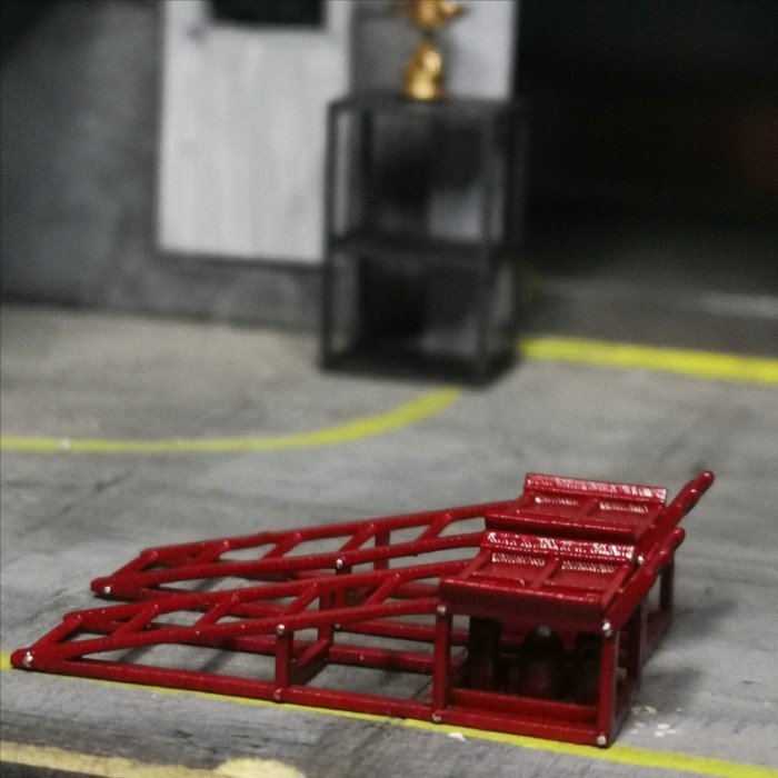 Jual Car Ramp Lift Ramp Ramp Mobil Tipe 2 1/64 Aksesoris Maket Diorama ...