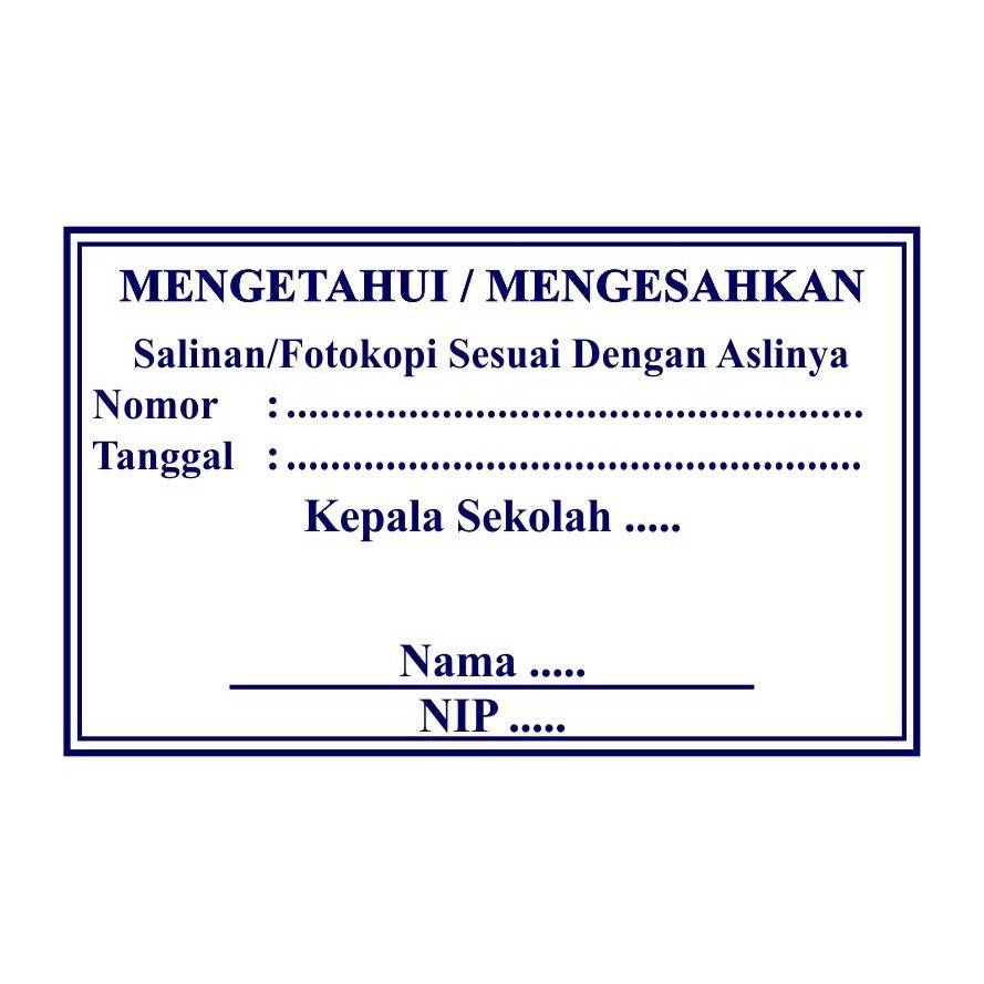 Jual Stempel Legalisir atau Size Besar otomatis tinggal pakai | Shopee ...