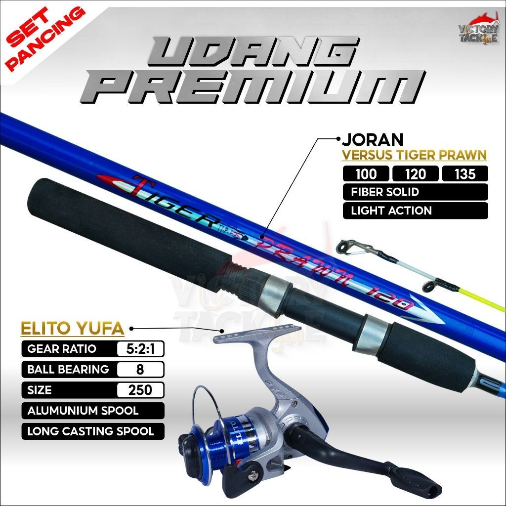 Jual EXTRA BONUS | SET PANCING SPINNING MANCING UDANG LIARAN VERSUS ...