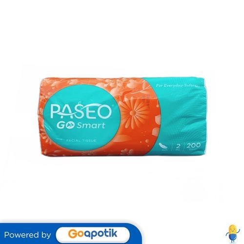 Jual Paseo Go Smart Facial Tissue Pack 200 Sheets | Shopee Indonesia