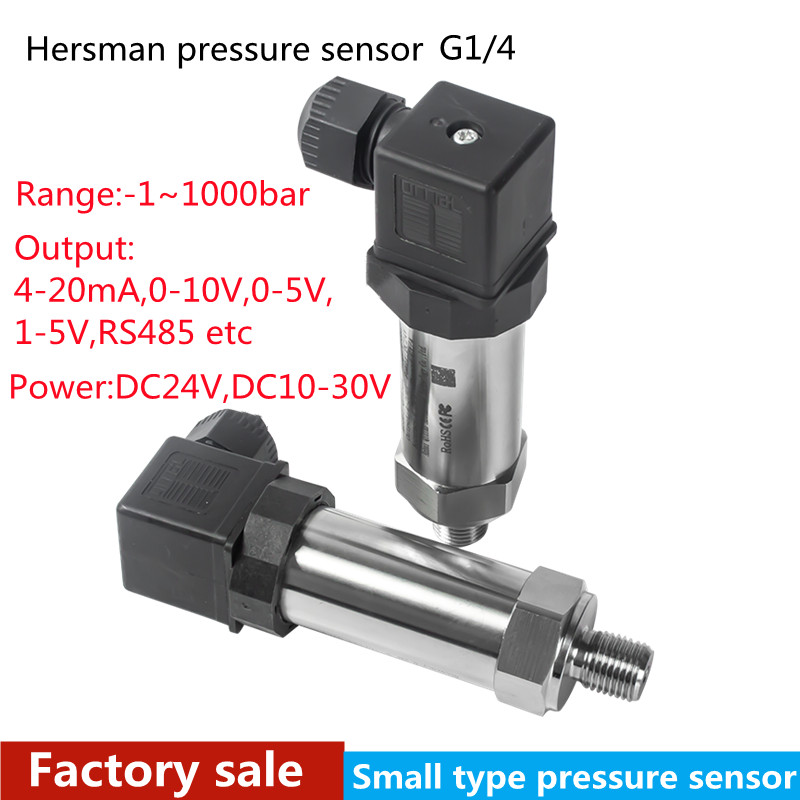 Jual Water Oil Fuel Gas Pressure transmitter G1/4 12V-36V 0-600bar 0 ...