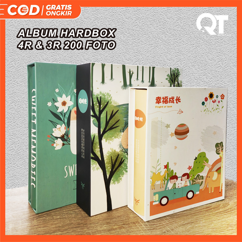 Jual BUKU ALBUM FREE HARDBOX 3R DAN 4R / ALBUM HARDBOX / BUKU ALBUM ...