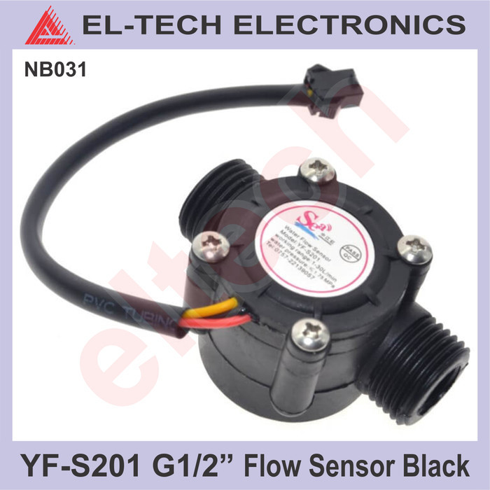 Jual YF-S201 G1/2 1/2 Inch Water Flowmeter Meter Sensor Debit Aliran ...