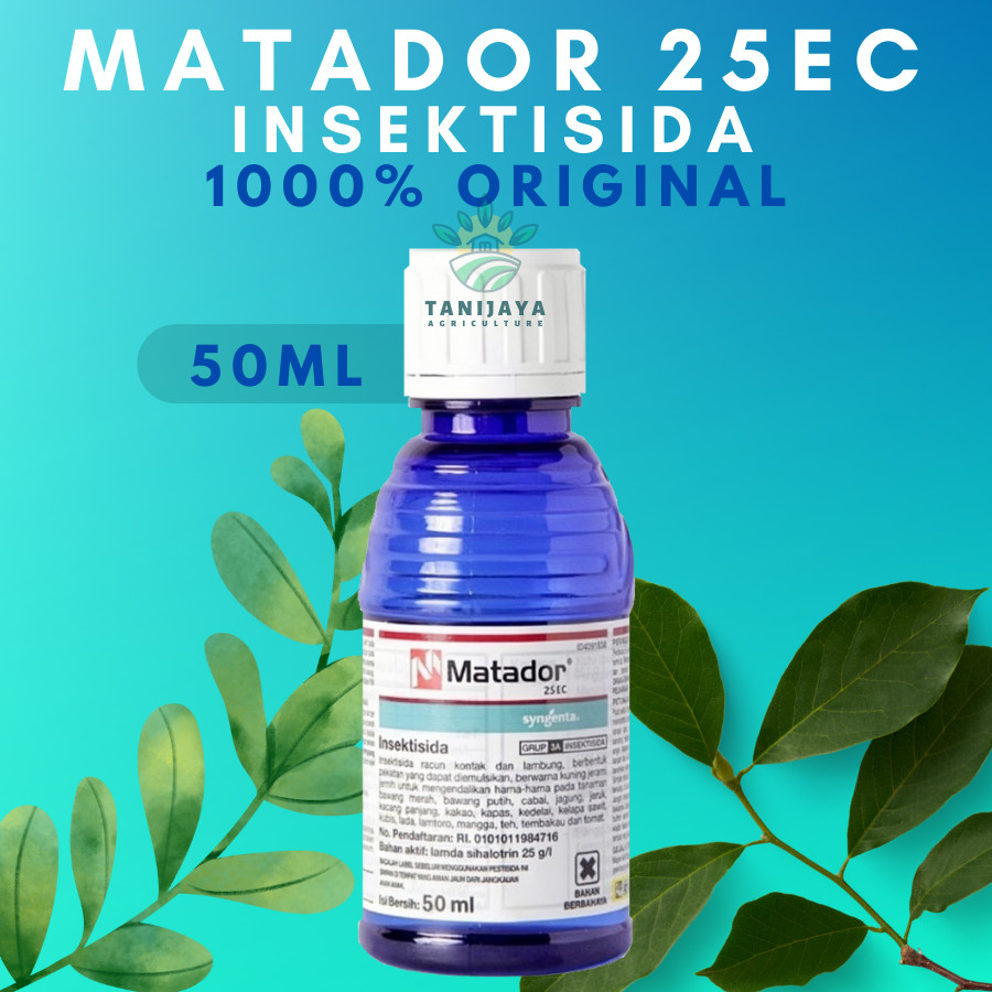 Jual INSEKTISIDA | MATADOR 25 EC 50 ML | PESTISIDA PEMBASMI HAMA ULAT ...