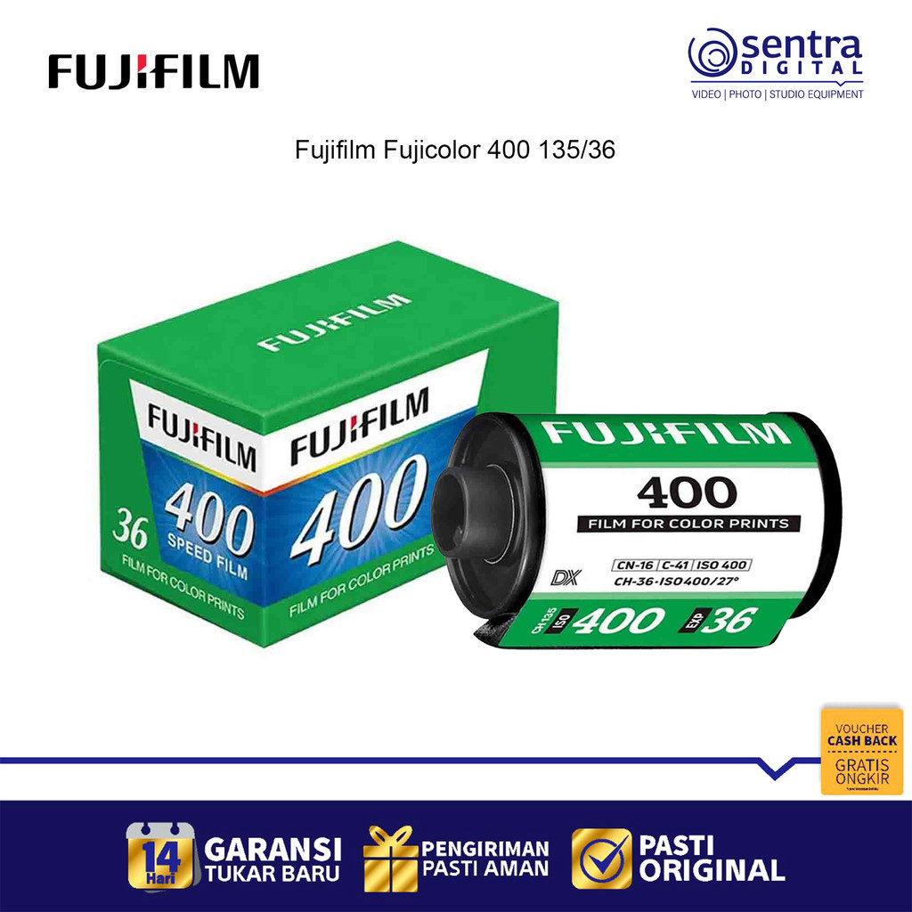Jual Fujifilm Rollfilm Fujicolor 400 135 / 36exp 35mm | Shopee Indonesia