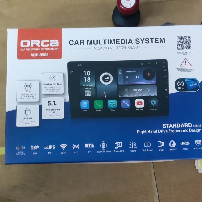 Jual HEAD UNIT Orca 9 Inch Orca 4/128 Head Unit Android Orca Standard ...