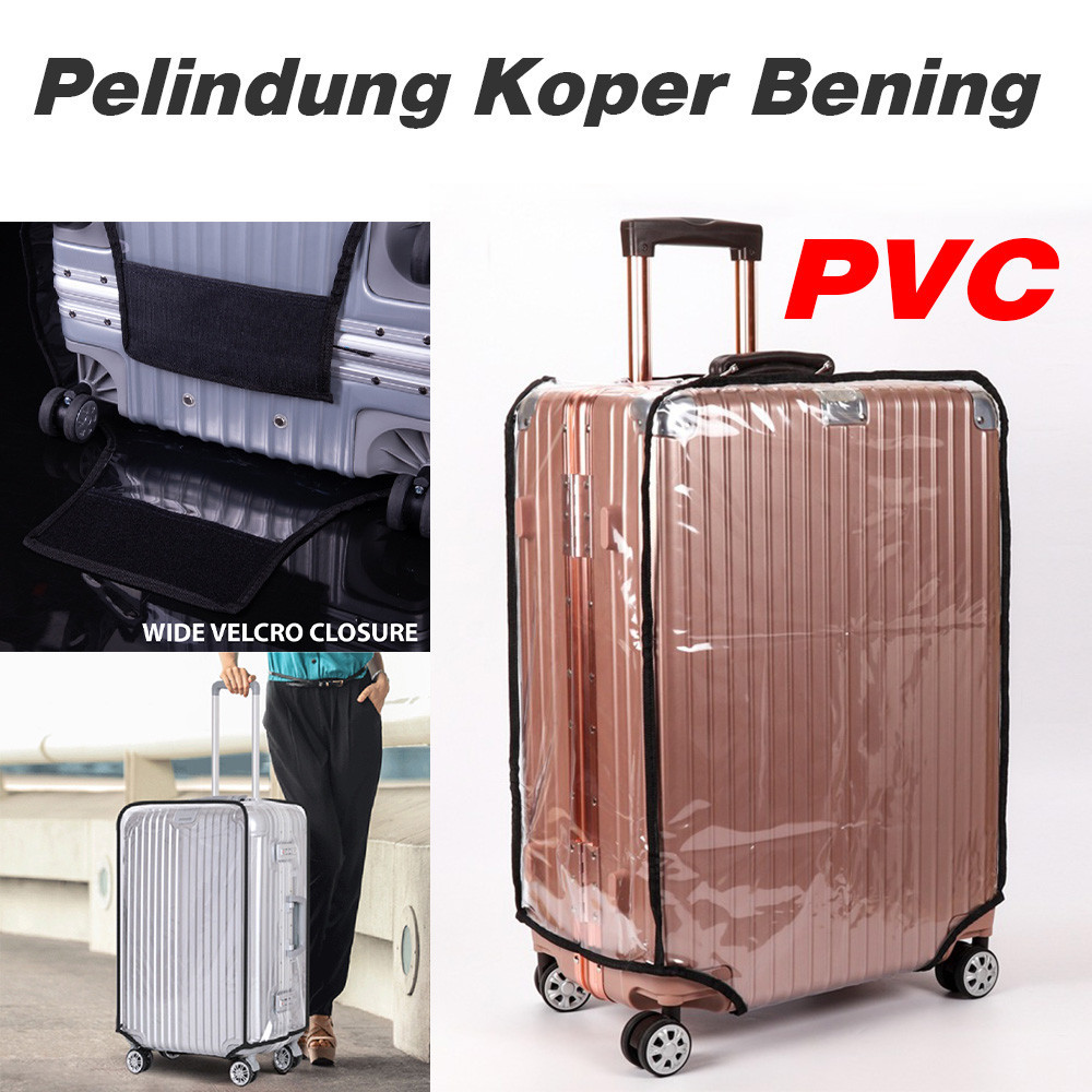 Jual Sarung koper pelindung koper transparan 20 / 22 / 24 / 26 / 28 ...