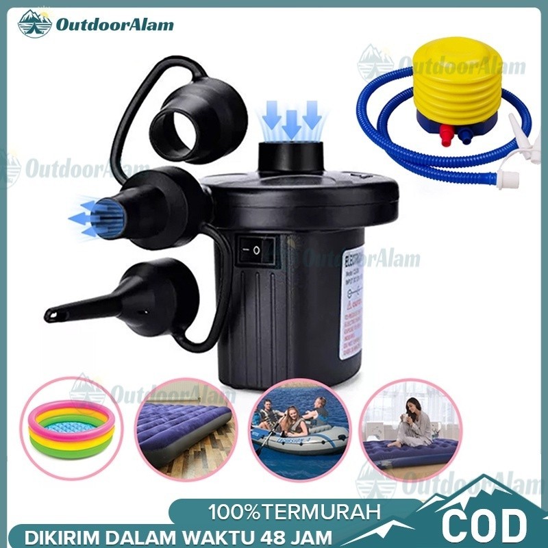 Jual pompa udara listrik /Pompa Angin Listrik Kolam Renang Kasur ...