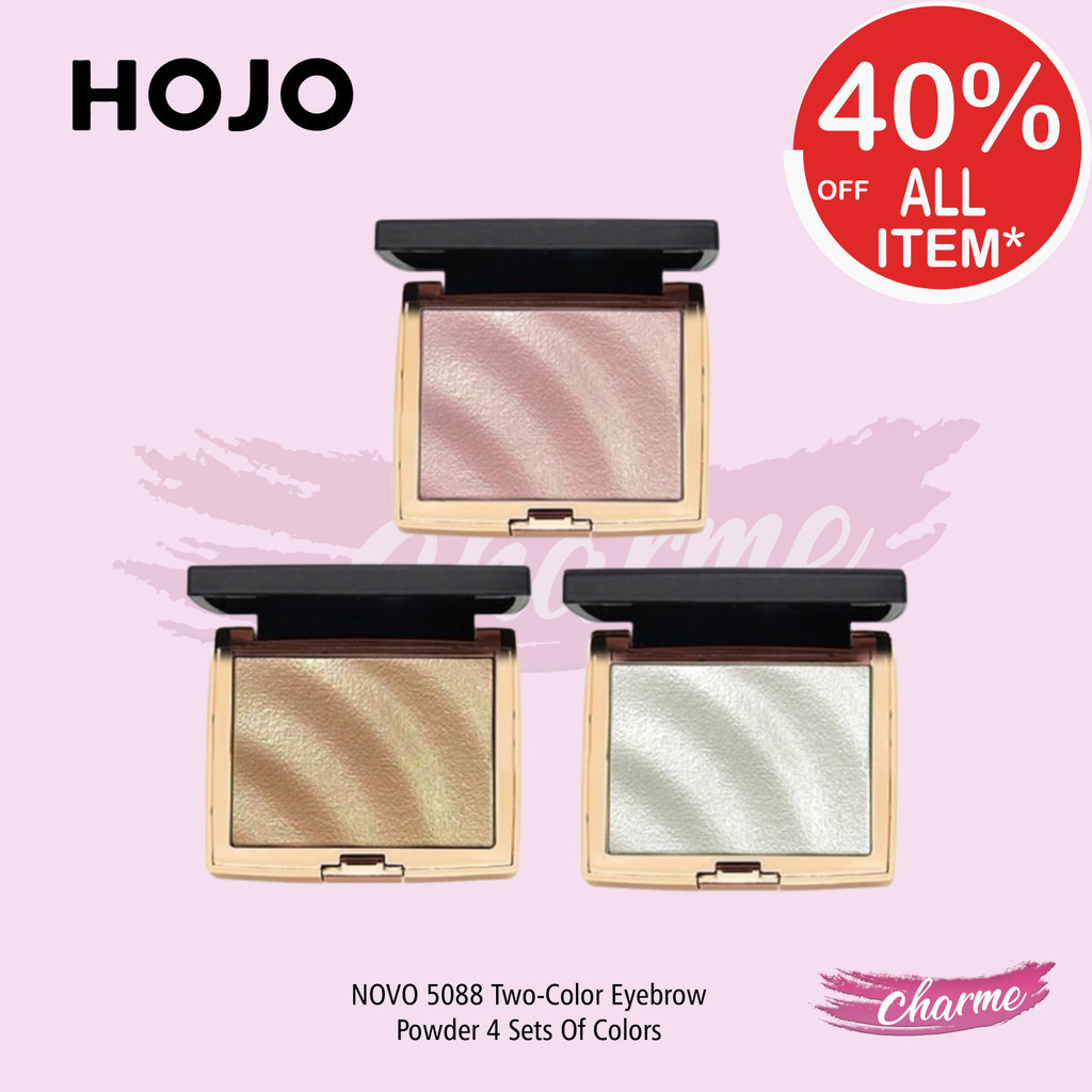 Jual (READY & ORI) HOJO 8029 Sparkling 3D Highlighter Disc 3 Colors ...