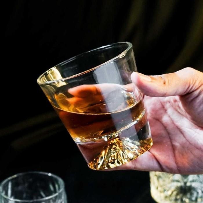 Jual Gelas Sloki Kaca Whiskey Bir Wine Anggur Whisky Mount Fuji ...
