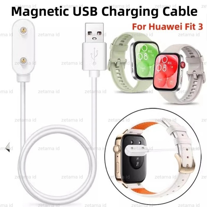 Jual Kabel Charger Huawei Watch Fit 3 / Huawei Band 9 Magnetic Charging ...