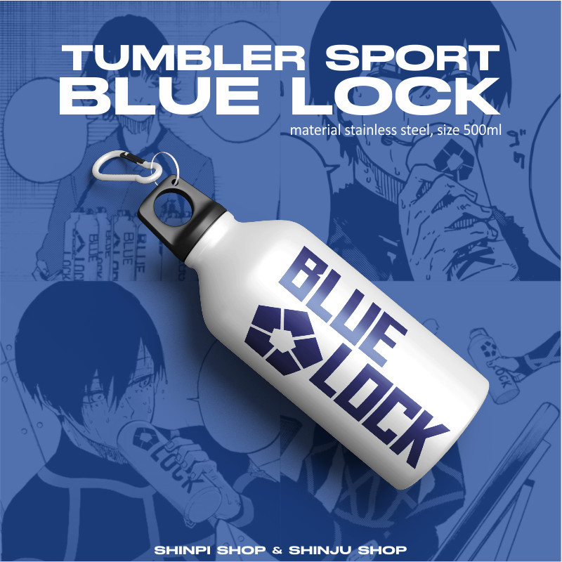 Jual Botol Sport Blue Lock Kpop 500Ml | Bluelock Anime Wibu Komik Manga ...