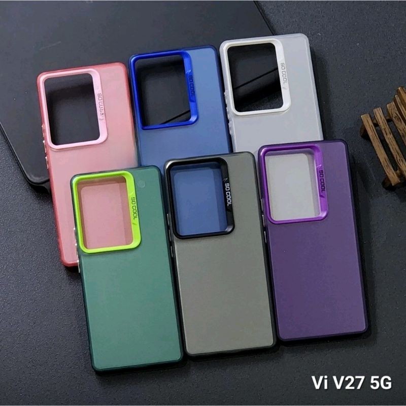 Jual VIVO V27 5G CASE SOCOOL CASING IMD HYBRID PLATE HOLOGRAM VIVO V27 ...