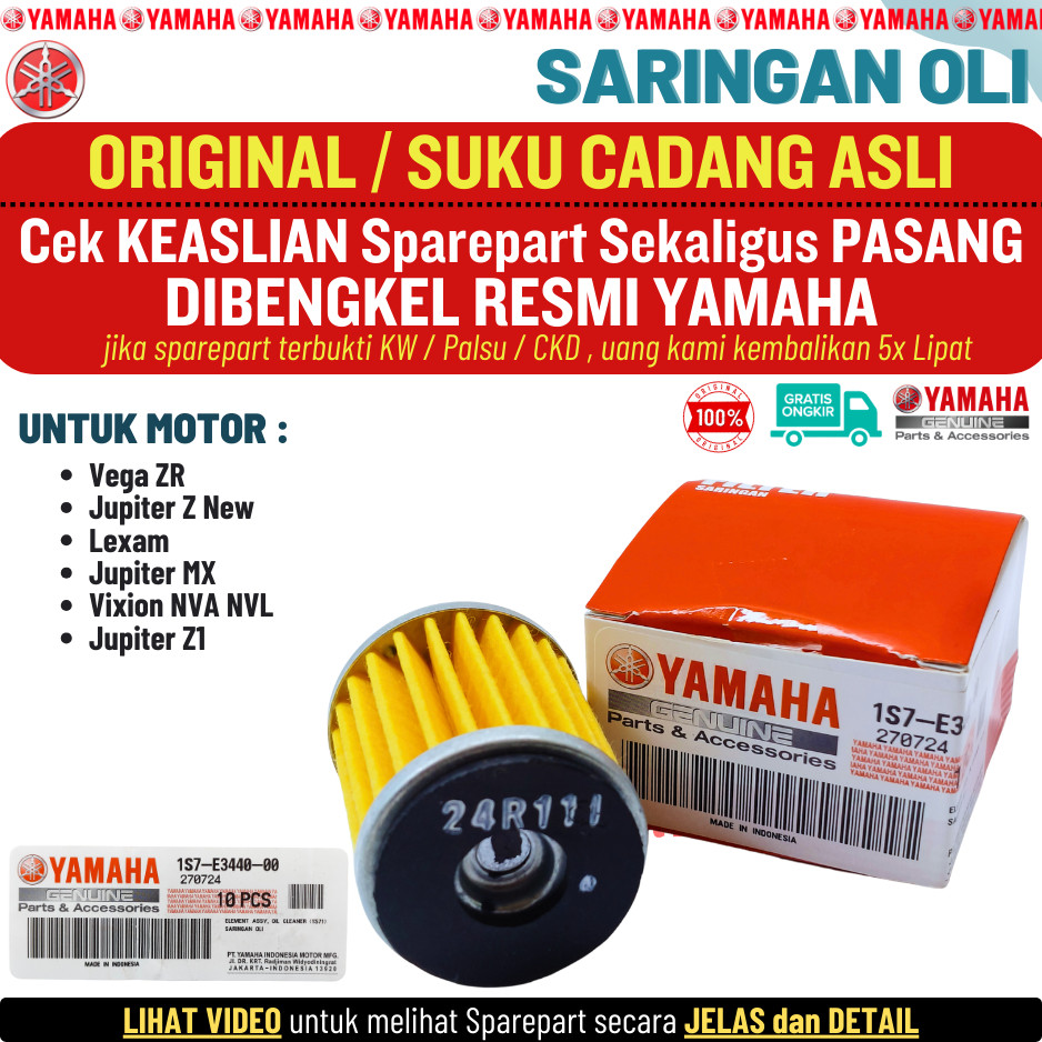 Jual Filter Oli Jupiter MX King Vixion Lama Old NVA NVL New Led R155 ...