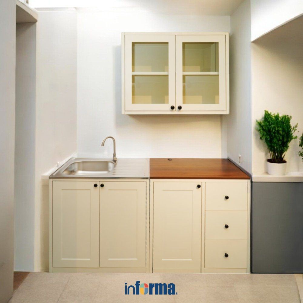 Jual Informa Scott Kitchen Set Metal - Putih Lemari Kabinet Dapur ...