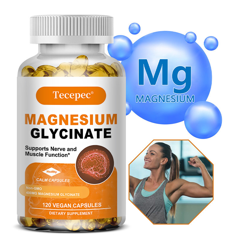 Jual Suplemen Makanan Tecepec Magnesium Glycinate, 400 mg Per Porsi ...