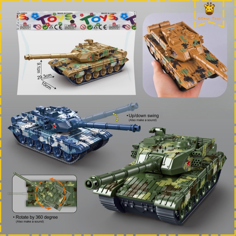 Jual Gstar Mainan Tank Militer 3D, Model Tank Perang Berwarna, Mainan ...